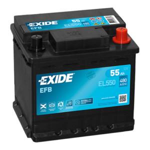 Exide EL550 Start-Stop EFB - Akku-Ania